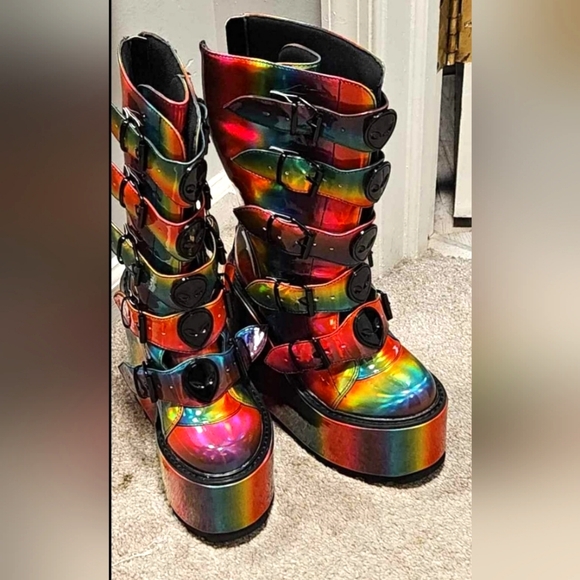 YRU | Shoes | Rave Platform Boots | Poshmark